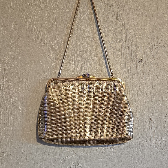 Bags | Vintage Gold Metal Mesh Purse | Poshmark
